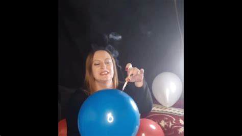Popping Balloons With A Cigarette Youtube
