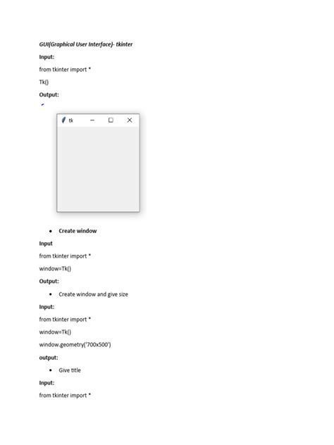 From Tkinter Import Tk Input Pdf Software Computing