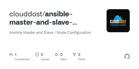Github Clouddostansible Master And Slave Configuration Ansible Master And Slave Node