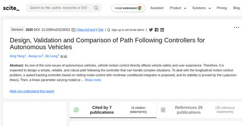 Design Validation And Comparison Of Path Following Controllers For Autonomous Vehicles