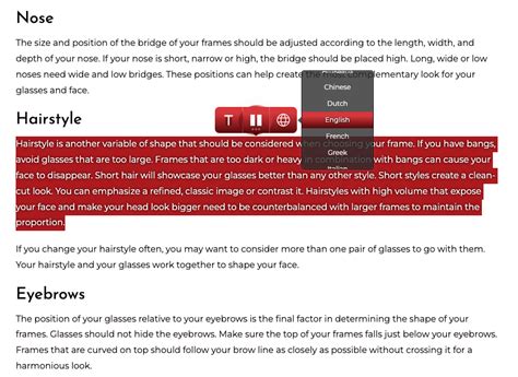 read highlighted text player gspeech blog