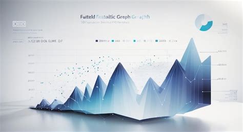 premium photo futuristic visual data graph 3d illustration of