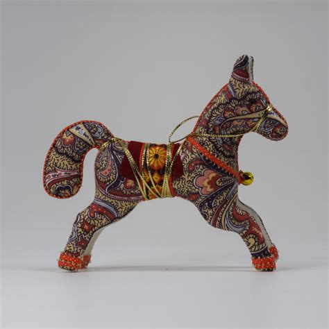 Ёлочная игрушка Лошадка купить у производителя ☆ Кукольная мастерская на Ланском