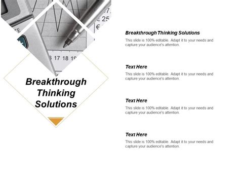 Breakthrough Thinking Solutions Ppt Powerpoint Presentation Infographic Template Graphics Design