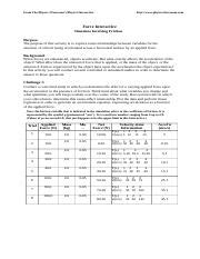 LAB Experiment 2 Docx From The Physics Classroom S Physics Interactive