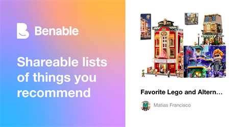 Favorite Lego And Alternative Sets