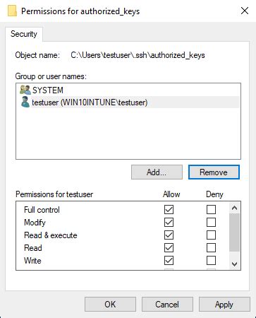 Bad Owner Or Permissions On Ssh Config Windows Virtualization Howto