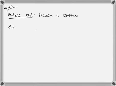 SOLVED Distinguish Between A Voltaic Cell And An Electrolytic Cell In Terms Of The Nature Of The