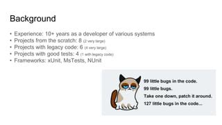 Applying TDD To Legacy Code PPT