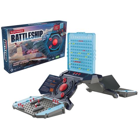 hasbro gaming electronic battleship reloaded board game naval combat