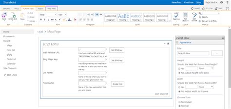Display Locations On A Map In SharePoint 2013