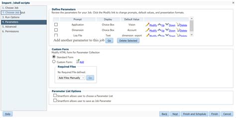 run shell script in workspace oracle hyperion labs