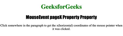 html dom mouseevent pagex 属性 码农参考