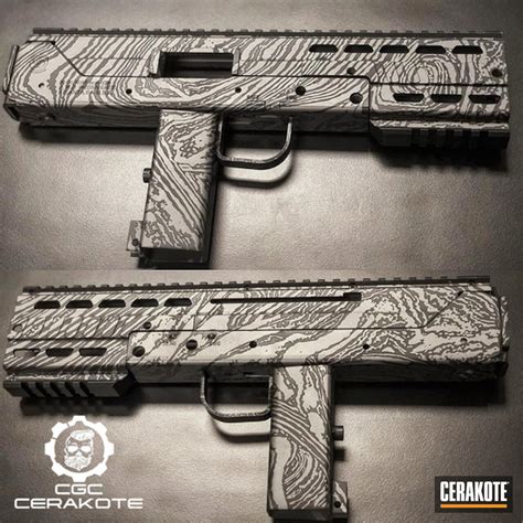 Mac11 Damascus Pattern Cerakote