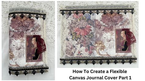How To Create A Flexible Canvas Journal Cover Part YouTube