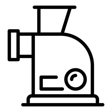 Food Chopper Icon Outline Style 15899995 Vector Art At Vecteezy
