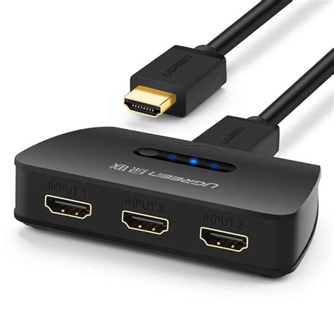 Ugreen Hd 1080p 3 Input To 1 Output Hdmi 1 4 Splitter Hdmi Port