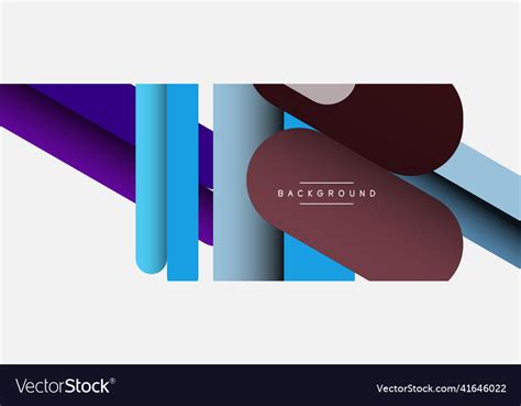 Abstract Background Round Shapes Lines Royalty Free Vector