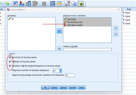 Missing Analyse Patterns In Spss Explained Performed Report