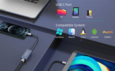 Mua Usb C To Ethernet Adapter Usb Type C Gigabit Ethernet Lan Network