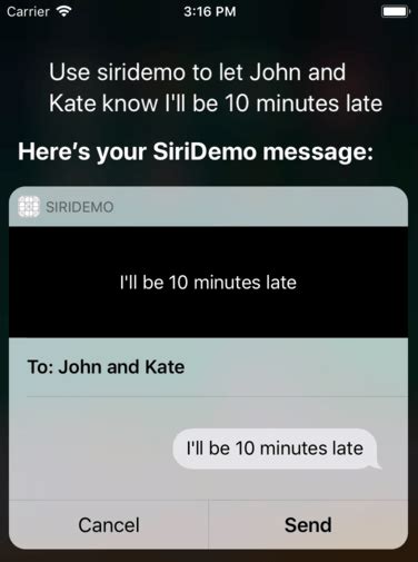 Customizing The Sirikit Intent User Interface