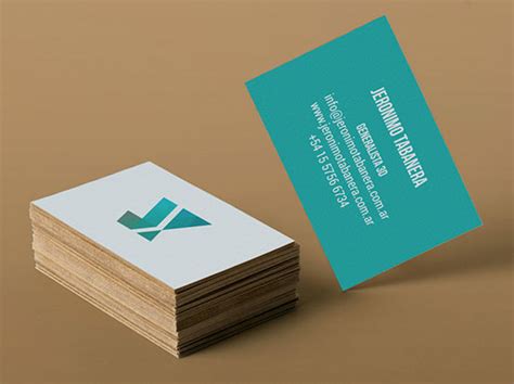 Jeronimo Tabanera Business Cards The Design Inspiration Business