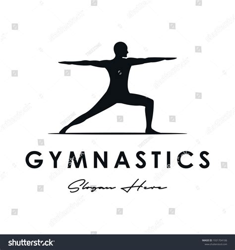 스포츠 댄스 체조 로고 디자인 템플릿 스톡 벡터로열티 프리 1931704106 Shutterstock