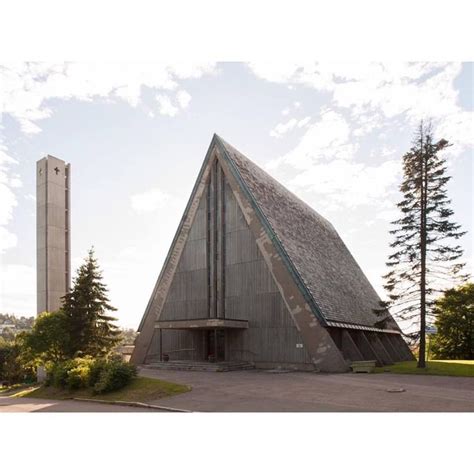 Manglerud Kirke Carl Corwin 1963 Architecture Brutalism Sacred Architecture