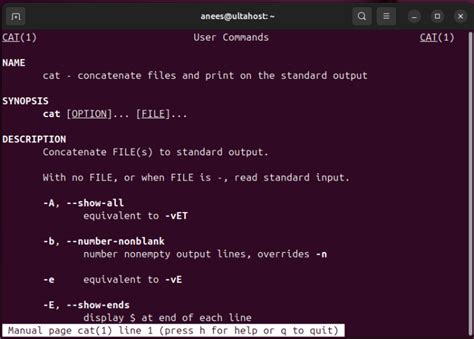 Explore The Man Manual Command In Linux Ultahost Knowledge Base