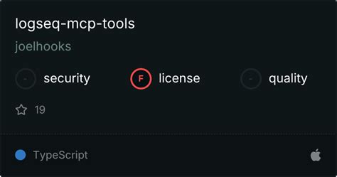 Score Logseq Mcp Tools Glama