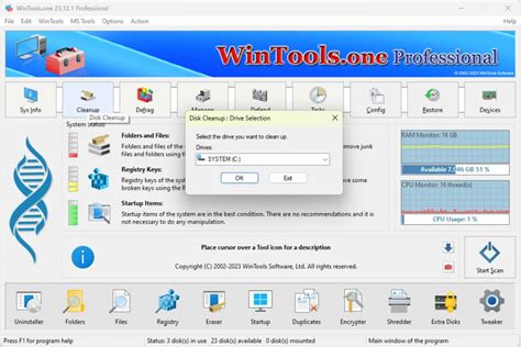Wintoolsone How To Clean Disks In The Ms Windows Operating System