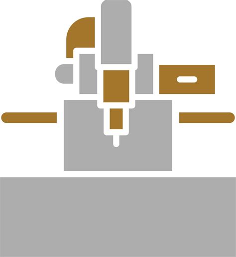 Cnc Machine Icon Style 10667256 Vector Art At Vecteezy