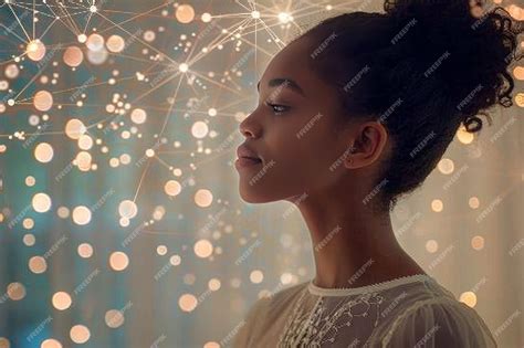 Premium Photo Profile Of Human Head With Intricate Neural Connections And Glowing Synaptic