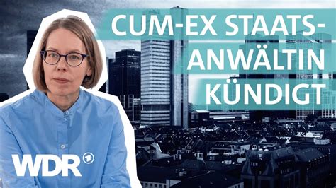 EXKLUSIV Cum Ex Chefermittlerin Im WDR Investigativ Interview Investigativ WDR YouTube