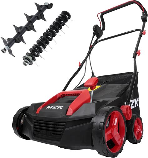 Mzk 15 Inch 13 Amp 2 In 1 Electric Dethatcher And