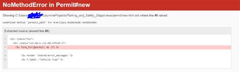 ruby on rails nomethoderror undefined method `permits path for