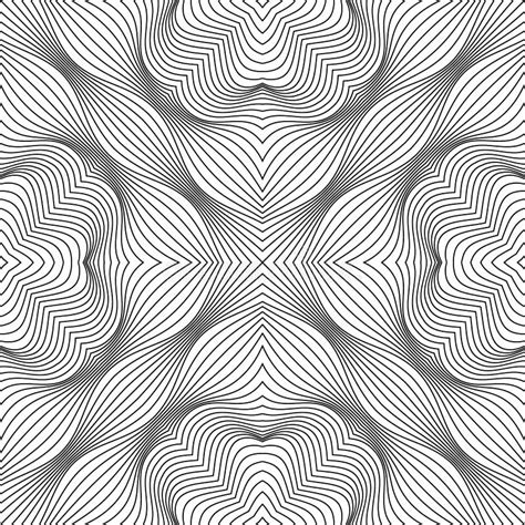 Vector Abstract Lines Pattern Waves Background Stock Vector