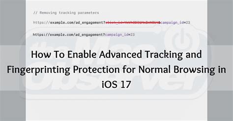 How To Enable Advanced Tracking And Fingerprinting Protection For