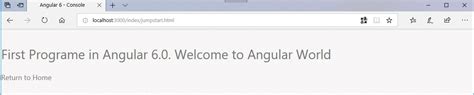 Angular快速入门在angular 6中快速入门 Csdn博客