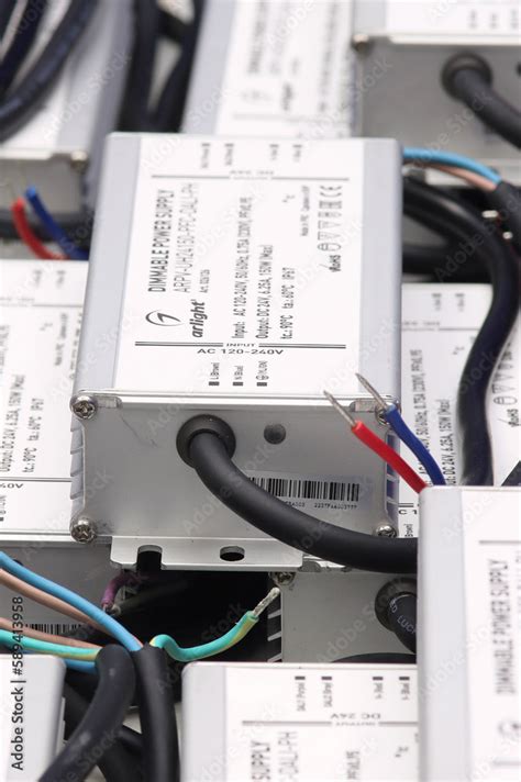 Power Supply For Led Strips With Dali Control With Push Dim Function Ip67 Metal Housing Power