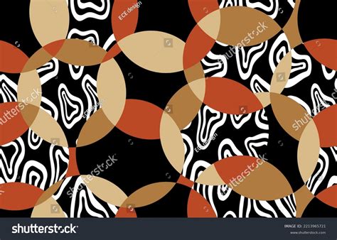 Seamless Abstract Geometric Pattern Vector Illustration Stock Vector