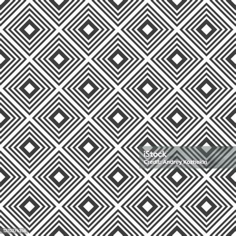 추상적 원활한 기하학적 마름모패턴 기하학적 타일 장식을 반복합니다 검은색에 대한 스톡 벡터 아트 및 기타 이미지 검은색 기하 도형 마름모 Istock