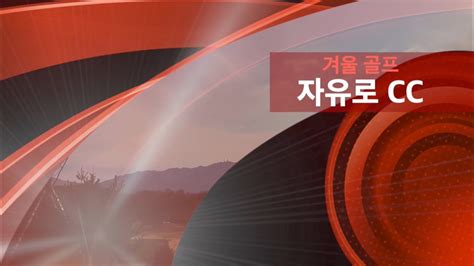 겨울골프 자유로cc Youtube