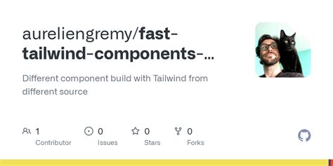 github aureliengremy fast tailwind components website different component build with tailwind