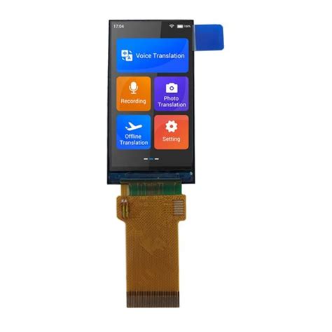 TFT LCD Display FPC Backligh Resistive And Capacitive Touch Customization