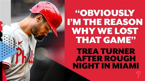 Trea Turner Brutally Honest With His Struggles After Rough Night In Miami Nbc Sports Philadelphia