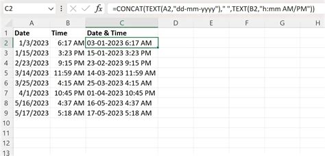 Como combinar data e hora no Excel 2 métodos Estatologia
