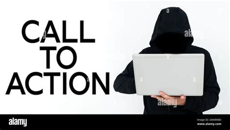 Writing Displaying Text Call To Action Word Written On Encourage Decision Move To Advance