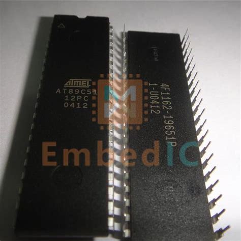 AT89C51 12PC Atmel 8bit MCU EmbedIc