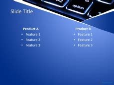 Free Computer Keyboard PPT Template